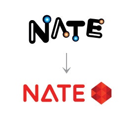 새롭게 바뀐 네이트 로고 / NATE : 네이버 블로그