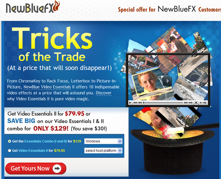 베가스 플러그인 - NewBlue Video Essentials II : 네이버 블로그