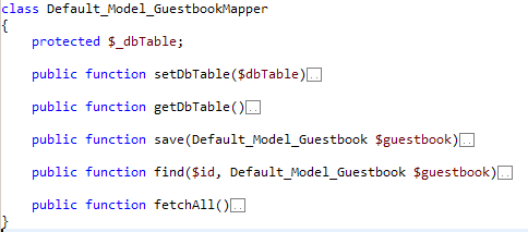 Zend Framework QuickStart 따라하기(3/4): 데이터베이스 접속, 데이터 소스/데이터 매퍼/도메인 모델 ...