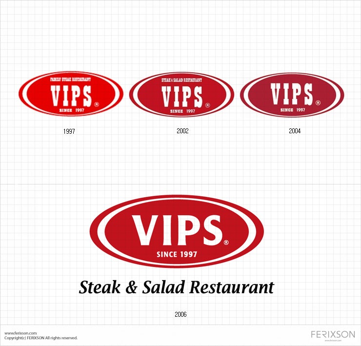 - 국내대기업 로고 및 브랜드 로고 변천사 - 빕스 로고변천사 - VIPS LOGO STORY- : 네이버 블로그