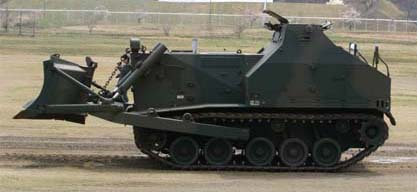 육상자위대.공병장비 : 75식 장갑 불도저 (75式 装甲 ドーザ. Type 75 Armoured Bulldozer) : 네이버 블로그