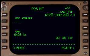 12. Flight Management Computer ( FMC ) "ROUTE" Data Input : 네이버 블로그