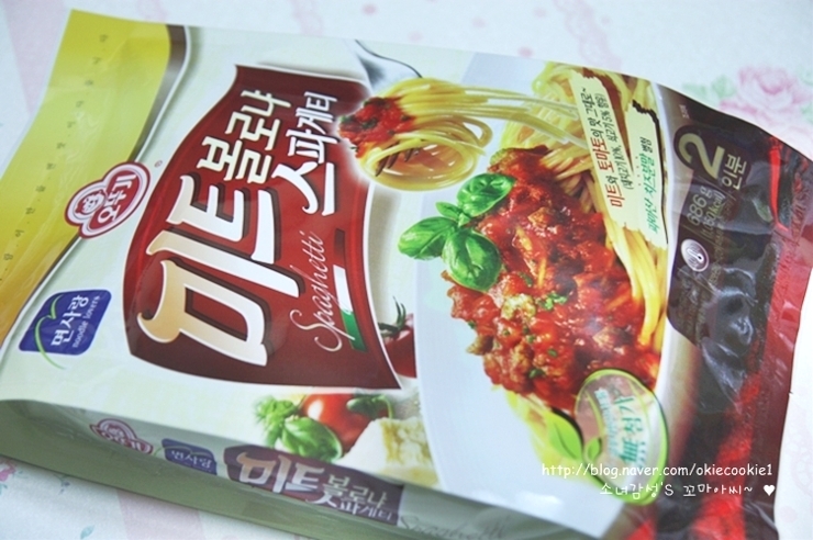 오뚜기면사랑 스파게티 삼총사 미트볼로냐 스파게티의 업그레이드 미트볼로냐 고추장스테이크 스파게티 네이버 블로그