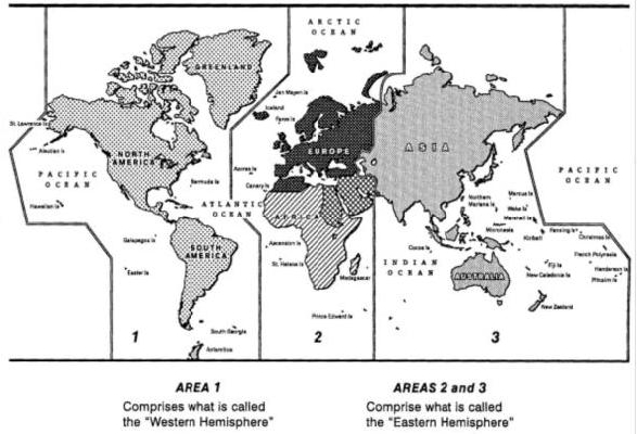 IATA는 전세계를 3개로 나눈다 : 네이버 블로그