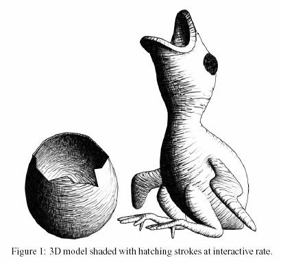 Hatching rendering : 네이버 블로그