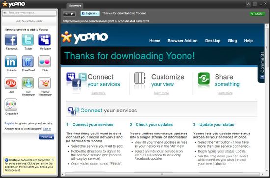 트윗덱보다 깔끔한 소셜플랫폼 yoono (SNS, 소셜 미디어 통합 솔루션 yoono) : 네이버 블로그