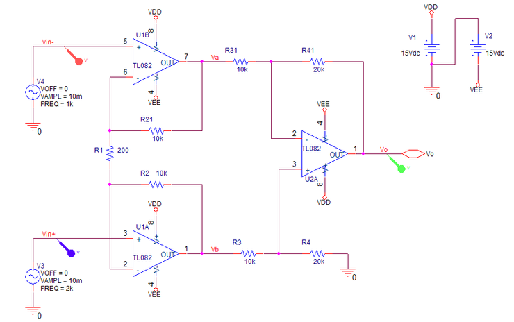 Instrumentation Amplifiers 실험 - OP AMP Buffer & 차동증폭기 AD620 : 네이버 블로그