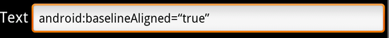 android:baselineAligned 속성 : 네이버 블로그
