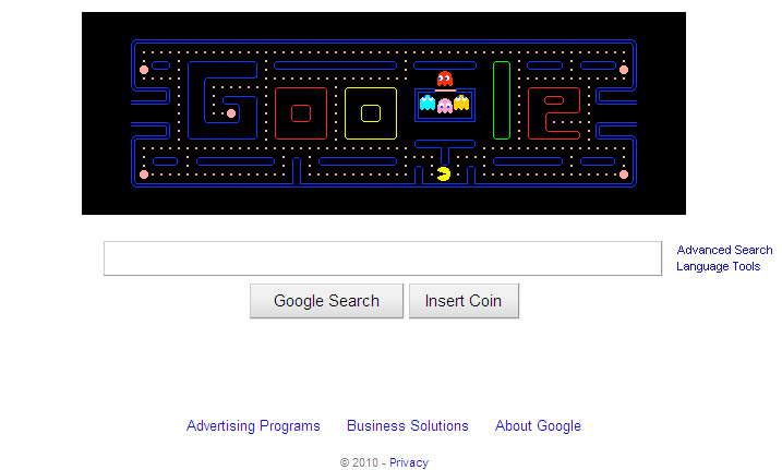 구글의 팩맨 로고는 영원히 기억되리라. : 네이버 블로그