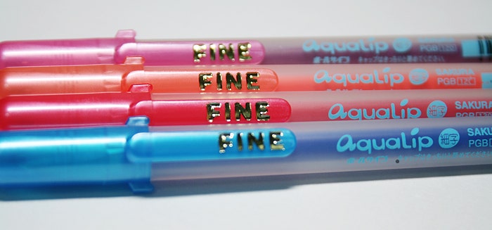 [펜] 사쿠라 아쿠아립 / 아쿠아립 파인 (sakura aqualip fine) : 네이버 블로그