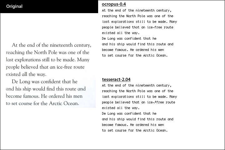 ocropus and tesseract, #2 : 네이버 블로그