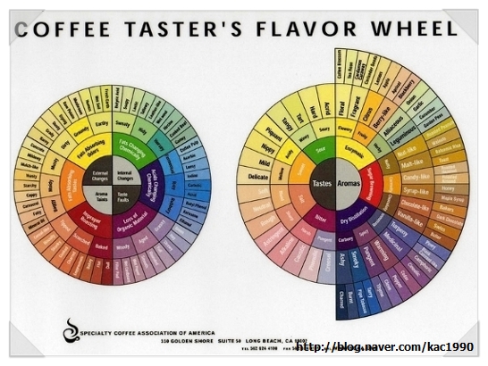 Coffee Taster's Flavor Wheel : 네이버 블로그