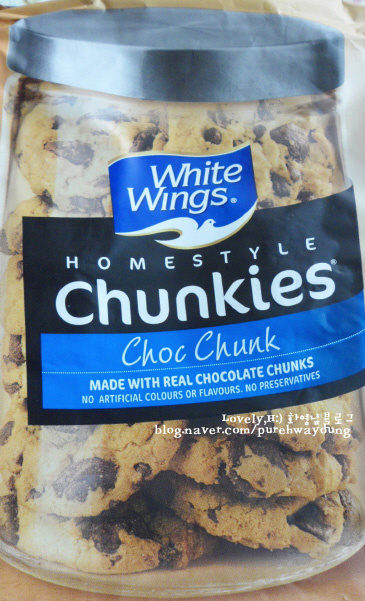 White Wings 홈스타일 Chunkies 초코 청크 - 호주여행시 사와야하는 과자! 맛있는 수입과자 초코청크 맛있는 쿠키 ...