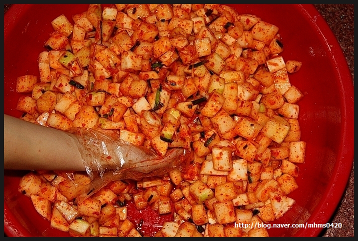 [깍두기 만들기] 깍두기를 종가집 비법으로 깍두기 만드는방법 : 네이버 블로그