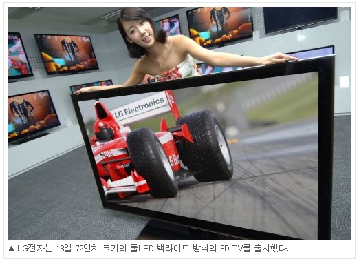 ‘압도적 크기 Lg전자 72인치 3dtv 선봬 네이버 블로그