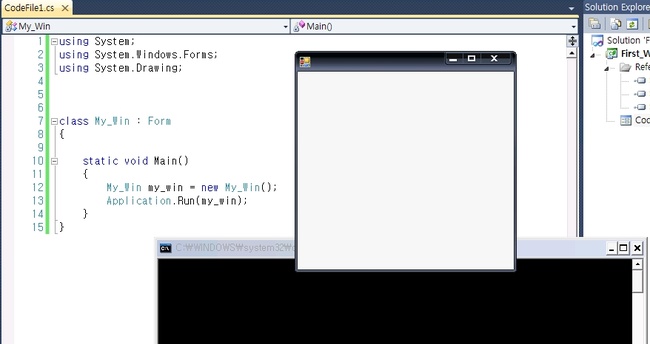 WinForm - 3. 폼을 생성 해봅시다. : 네이버 블로그