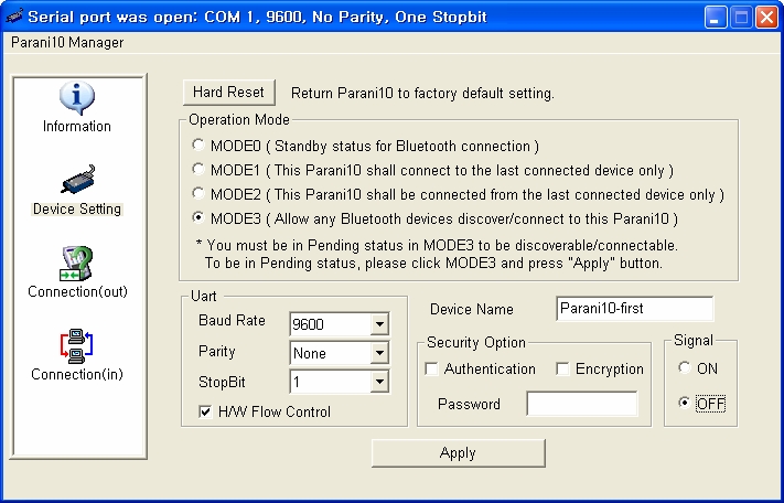 Parani-SD1000과 PDA를 블루투스로 연결하기 : 네이버 블로그