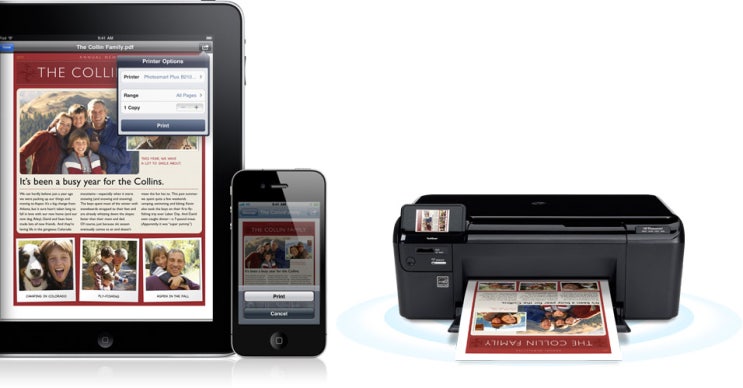 iOS 4.2.1 버전 AirPrint 기능 사용하기 (에어프린트) : 네이버 블로그