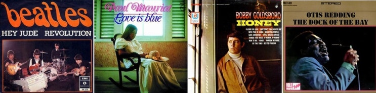 그 해, 1968년 (I Love You/You Keep Me Hangin' On)/@1968 Billboard Top 100 ...