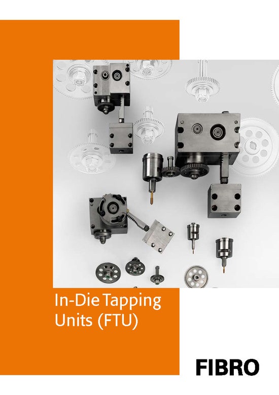 FIBRO In-Die Tapping Units (FTU) : 네이버 블로그