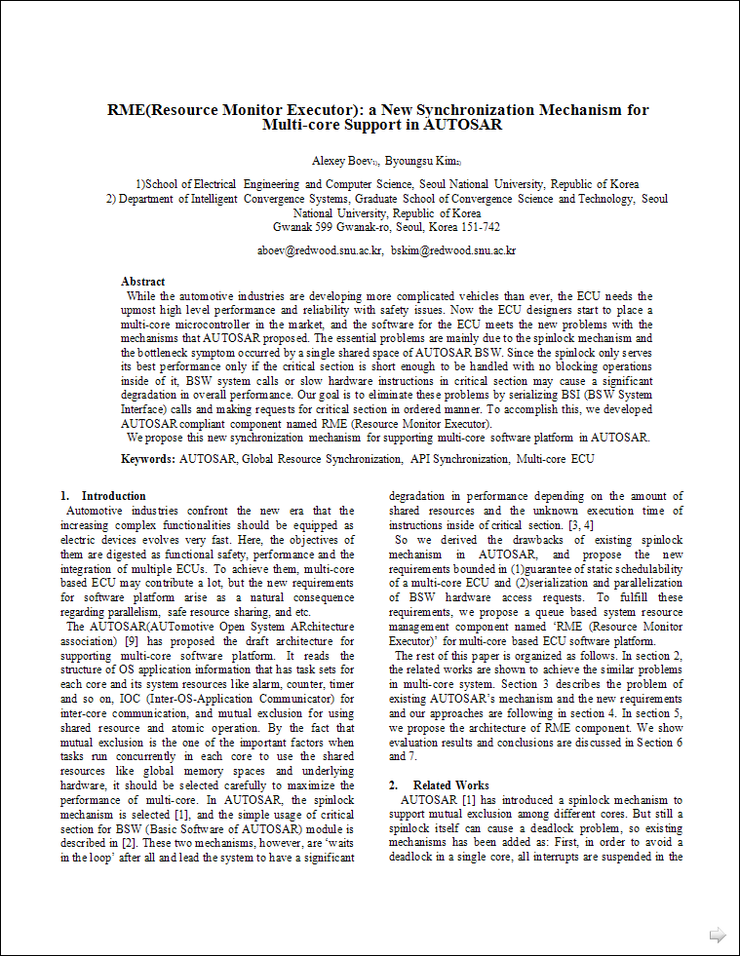 AUTOSAR API (system call) Queueing Mechanism : 네이버 블로그