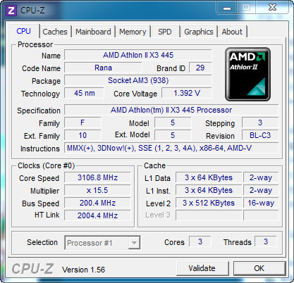 AMD 라나445 간단한 오버클러킹 : 네이버 블로그
