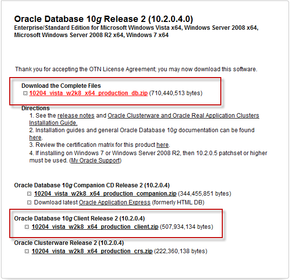 윈도우 7 64비트 오라클 10g client 설치 및 토드 설정 : 네이버 블로그