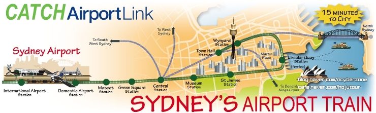 [호주여행정보] 시드니 공항에서 에어포트 링크(Airport Link) 이용 안내 !! : 네이버 블로그