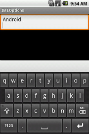 Android EditText imeOptions 설정하기 : 네이버 블로그