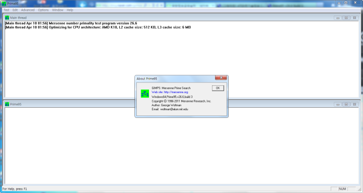 Prime95 v266_build 3 : 네이버 블로그