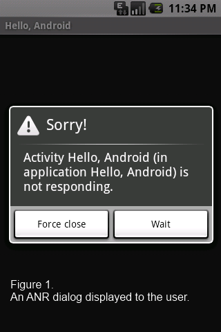 Android ANR(Application Not Responding) : 네이버 블로그