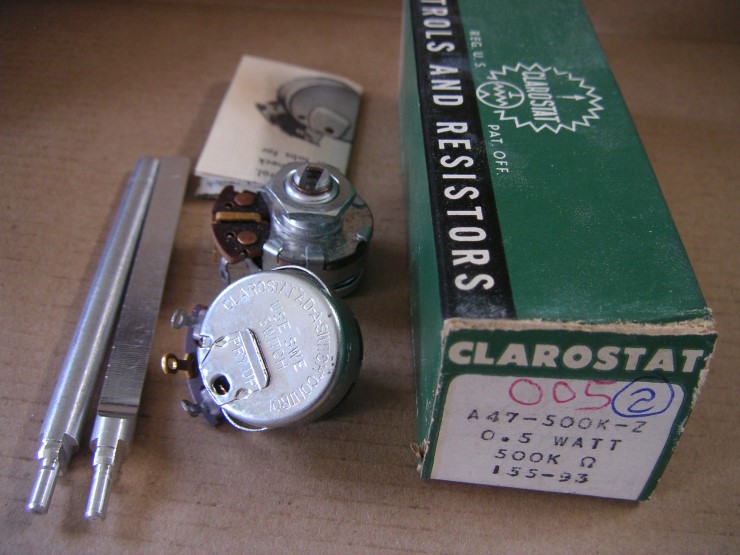 클라로스타트 CLAROSTAT A47Z 500K, 단련볼륨 A커브 : 네이버 블로그