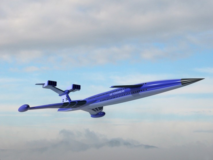 유럽이 발표한 극초음속 여객기 EADS ZEHST(Zero Emission Hypersonic Transportation ...
