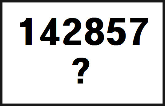 [숫자 142857의 비밀] 숫자 142857의 비밀 - 베르나르 베르베르 : 네이버 블로그