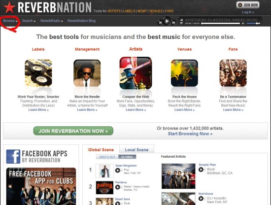 음악사이트] www.reverbnation.com : 네이버 블로그