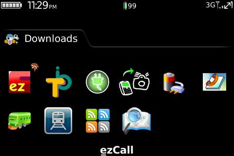 블랙베리 어플 - ezCall 이지콜 블랙베리 초성 검색!!! 쉬운 전화&문자 어플 : 네이버 블로그