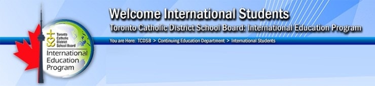 ♠ 캐나다 공립학교 - 동부(Ontario주) - 토론토 카톨릭 교육청 TCDSB, Toronto Catholic ...