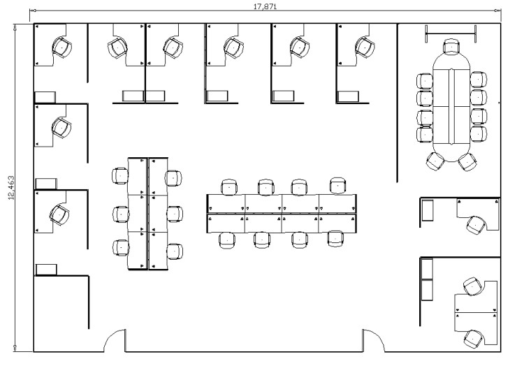 사무실 배치도 2 : 네이버 블로그