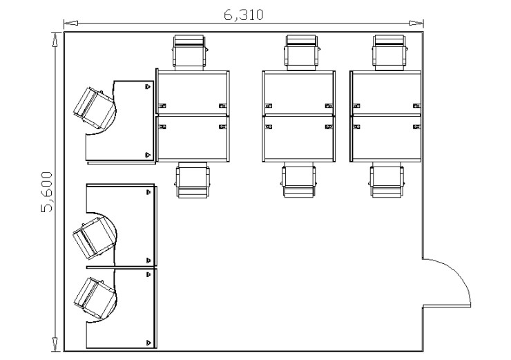 사무실 배치도 1 : 네이버 블로그