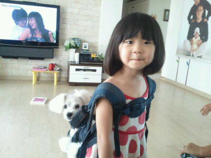 우리 막내가 동생을 업고 다니네여 : 네이버 블로그