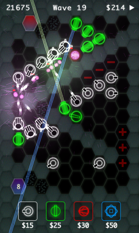 [안드로이드 게임] HEX DEFENSE 다양한 색감과 디펜스 게임의 묘미! : 네이버 블로그