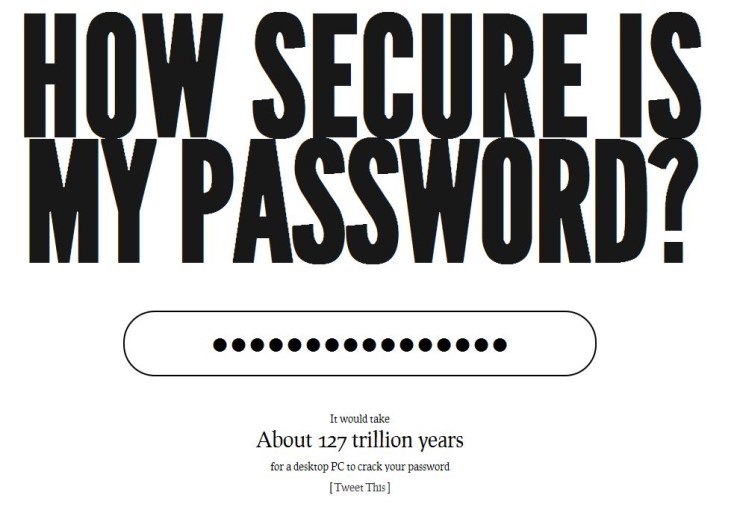 How Secure Is My Password - 내 비밀번호는 얼마나 안전한가? : 네이버 블로그