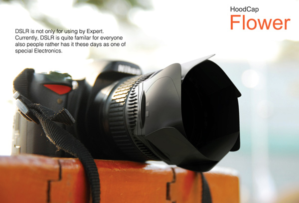 DSLR 후드 겸용 렌즈 캡 - Flower DSLR Camera Cap With Hood : 네이버 블로그