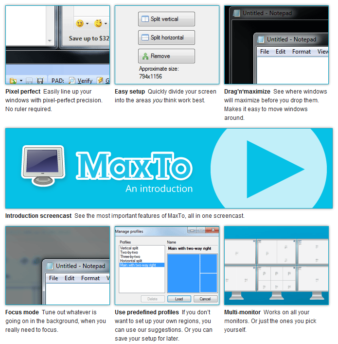 MaxTo 화면 분할 프로그램 : 네이버 블로그