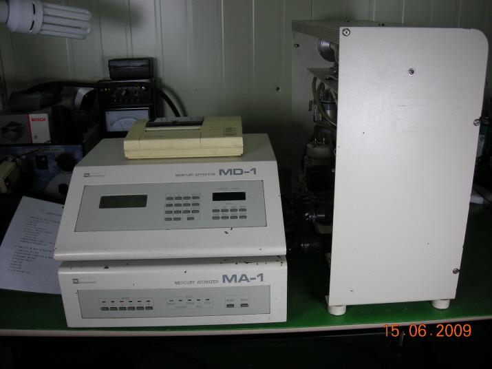 NIC NIPPON INSTRRUMENTS MERCURY DETECTOR MD-1 MERCURY ATOMIZER MA-1 ...