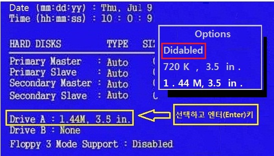 Floppy disk(s) fail(40)오류 : 네이버 블로그