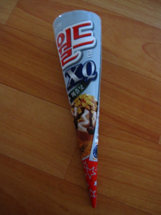 롯데제과 월드콘 Xq 헤즐럿 덜 달고 맛있는 헤즐넛맛 콘 아이스크림 네이버 블로그