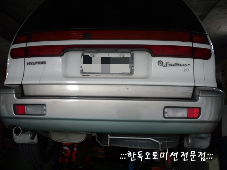 싼타모 오토미션 수리 차량산타모자동변속기교환 작업 고장현상은 4속동기불량 고장코드가 발생됐습니다 슬립 충격 한독오토미션