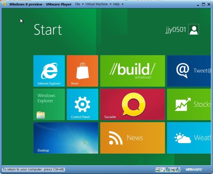 VMware player 4.0 에 윈도우 8 preview 버전 설치 : 네이버 블로그
