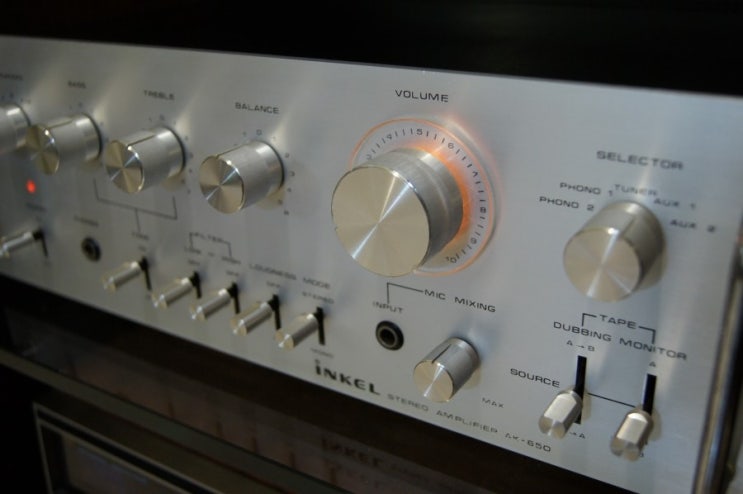 [인켈 시리즈] Inkel AK-650 amp & TK-600 tuner .. : 네이버 블로그
